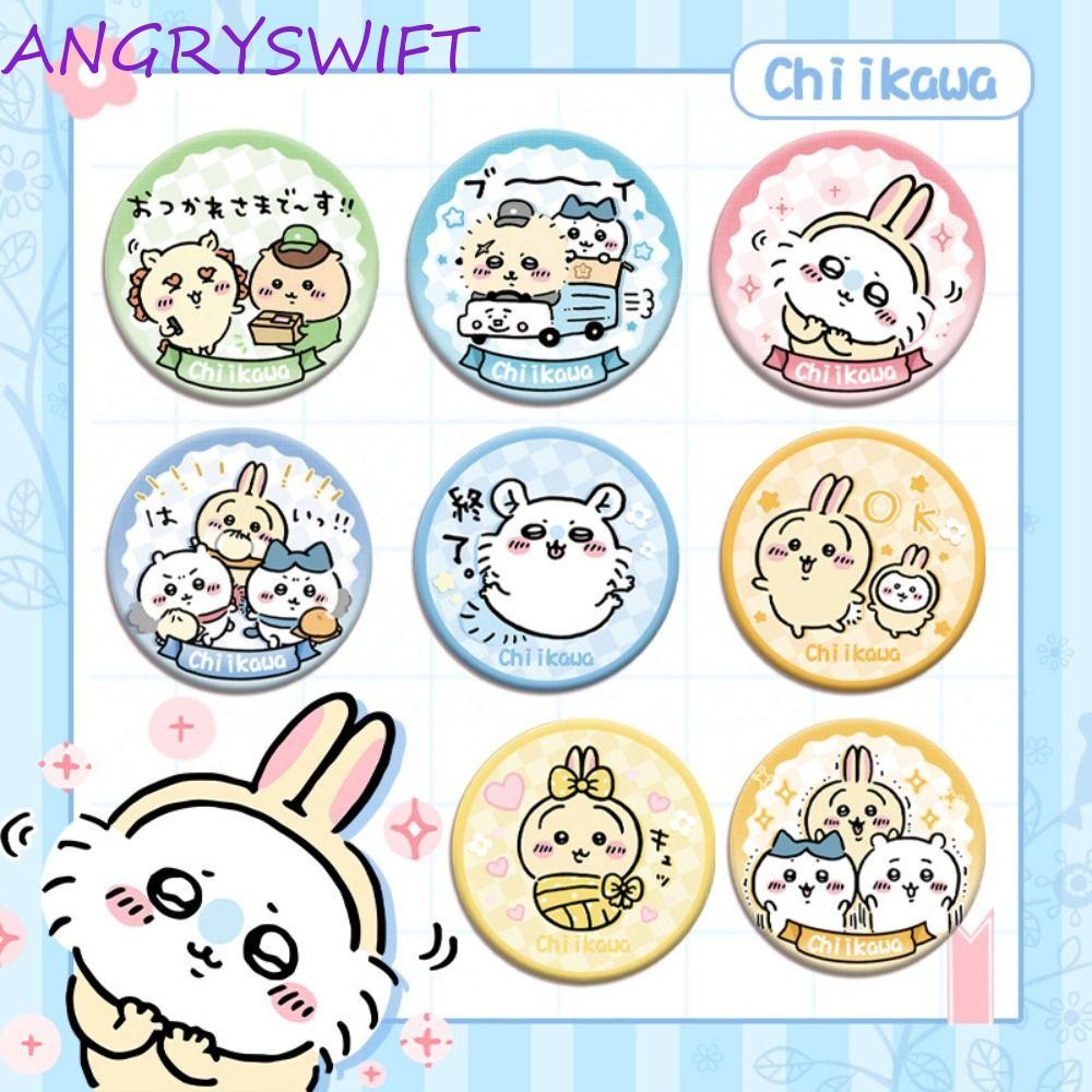 ANGRYSWIFT อะนิเมะ Chikawa Pin, Kurimanjyu Momonga Hachiware เข็มกลัด ...