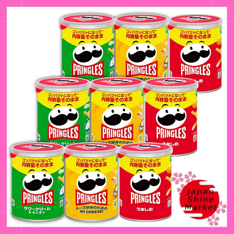 Pringles Kellogg's S Can Assorted Set (4 Flavors: Umashio, Sour Cream ...