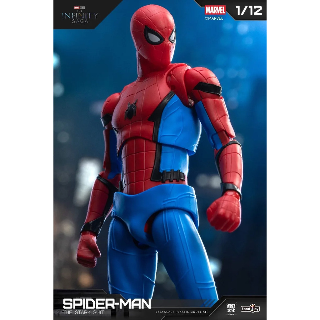 ใหม่ Fondjoy Spider-Man Stark ชุดชุด 1/12 Spider-Man ประกอบรุ่น ...