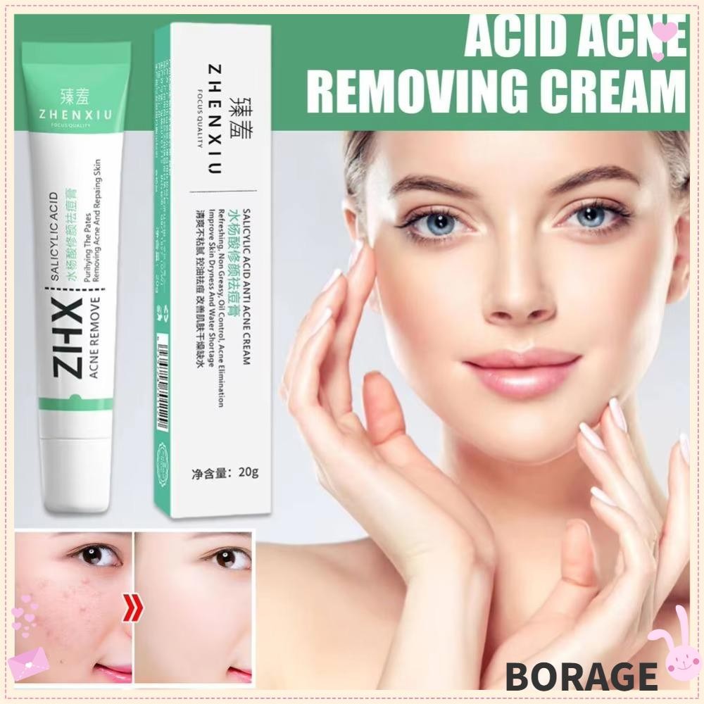 BORAG Salicylic Acid, Regulate Acne Skin ลบ Blackehead Shrink Pore Cream, ลบสิว Skin Care Face ...