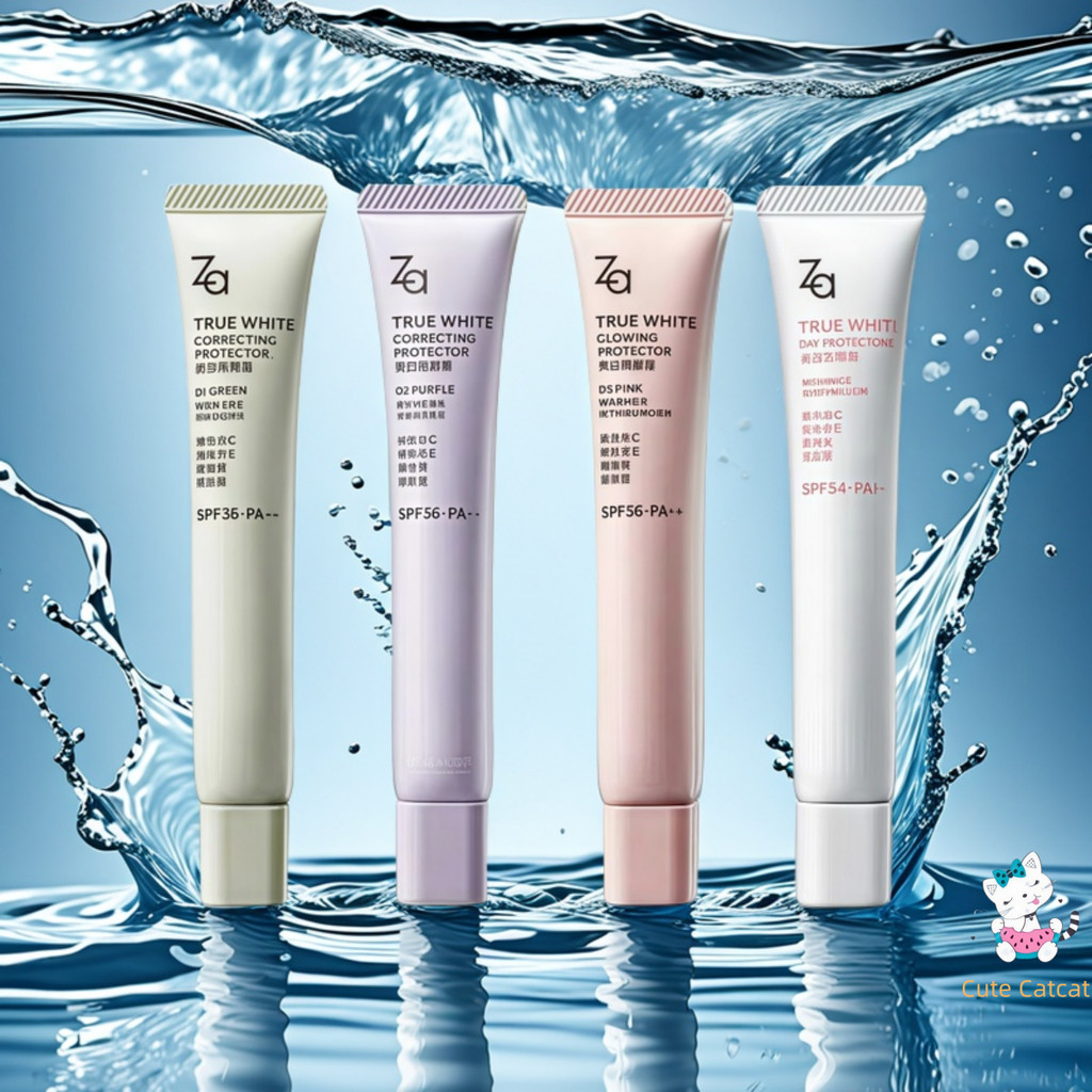 Za Primer MakeUp Primer Whitening Sunscreen Moisturizing Brightening ...
