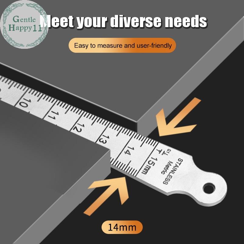 GentleHappy 1-15 มม.สแตนเลส Taper Gauge Feeler เส้นผ่านศูนย์กลางภายใน ...