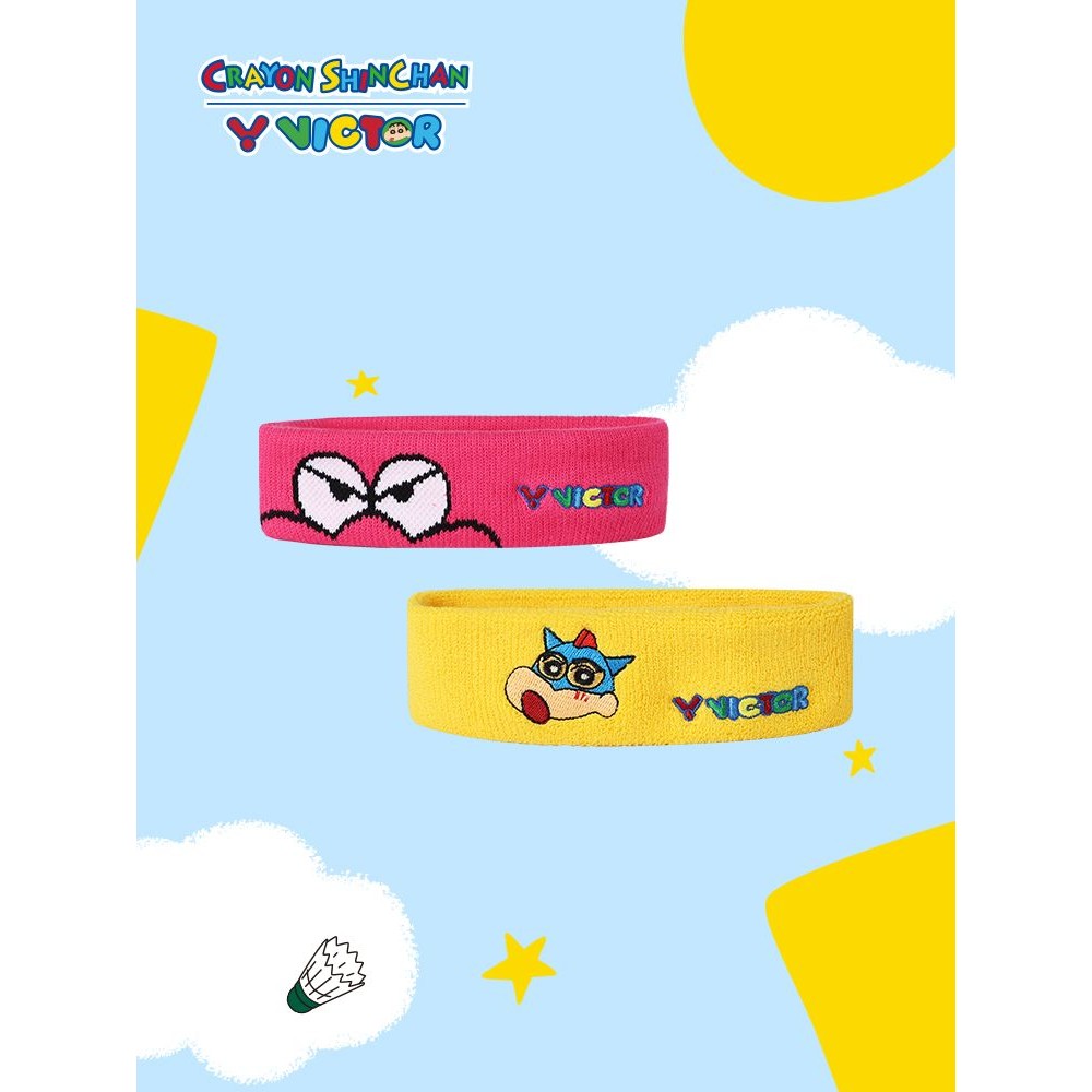 ผ้าขนหนูแบดมินตันร่วมกับ VICTOR Crayon Shin-chan ที่คาดผมสำหรับกีฬาที่ ...