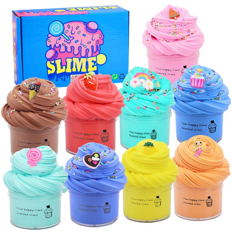 50ml Slime Butter Soft ยืดและเหนียวเหนอะหนะ Slime Kit แตงโม Cloud Slime ...