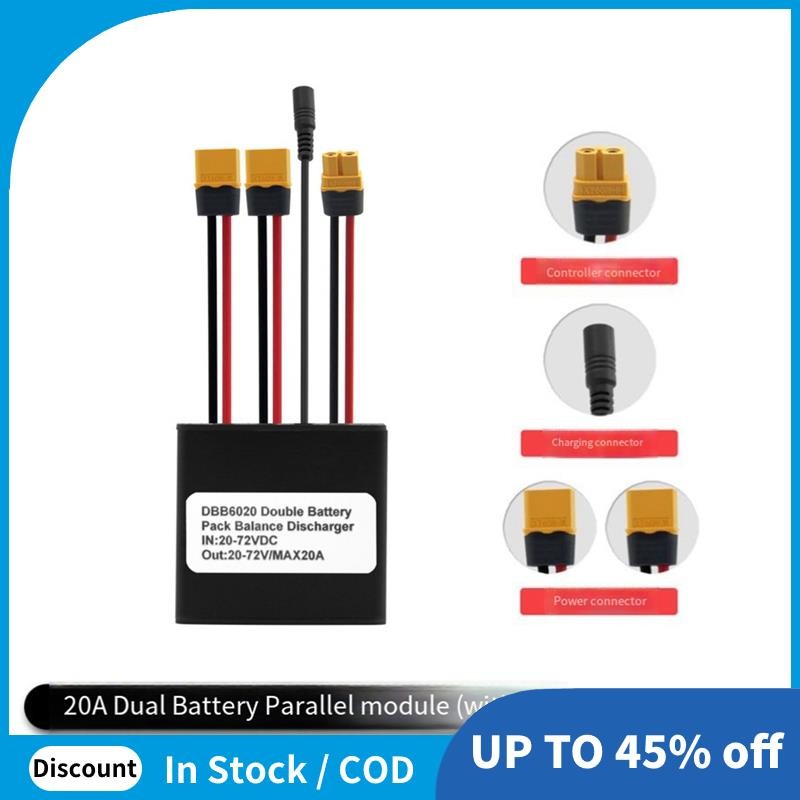 ไฟฟ้าจักรยาน Double Battery Discharge Converter 20VV72V 20A E-Bike ...