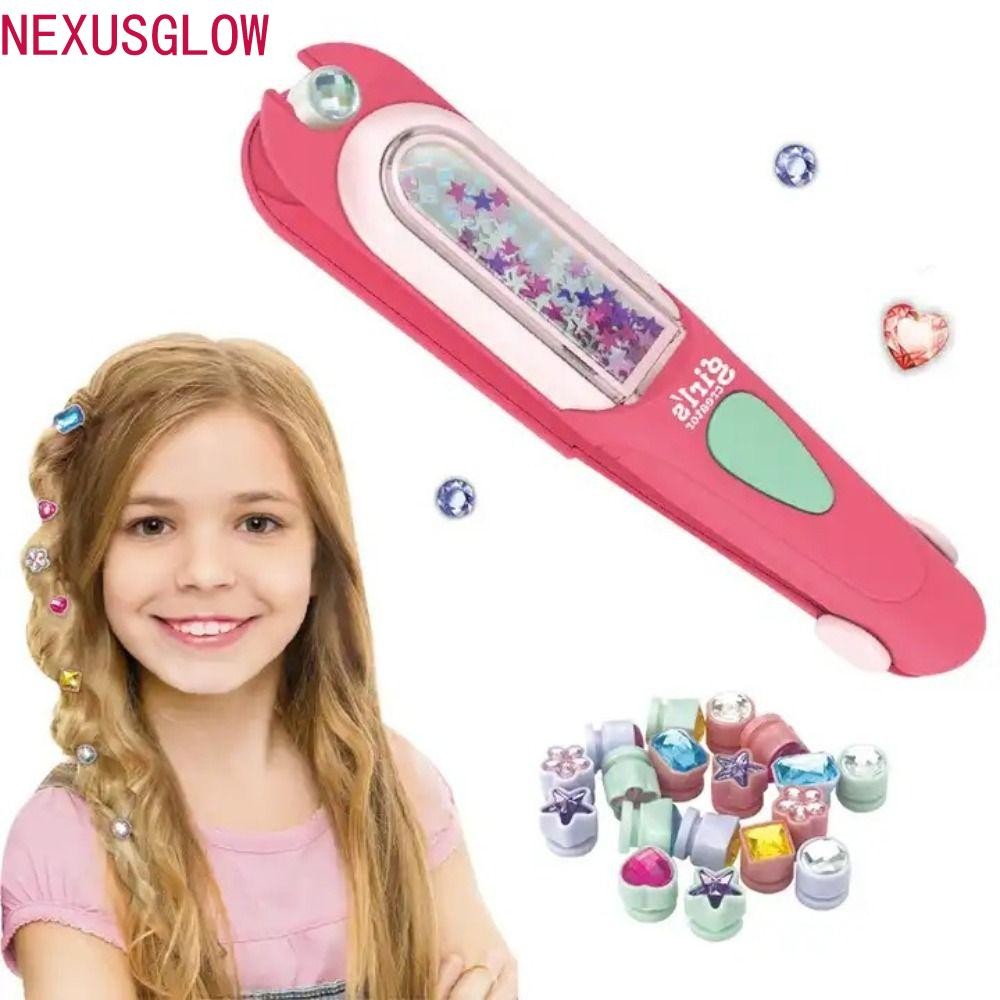 NEXUSGLOW สาวผมอัญมณี, Shining Diamonds แกล้งเล่นอัญมณีผม Stamper, ใช้ ...