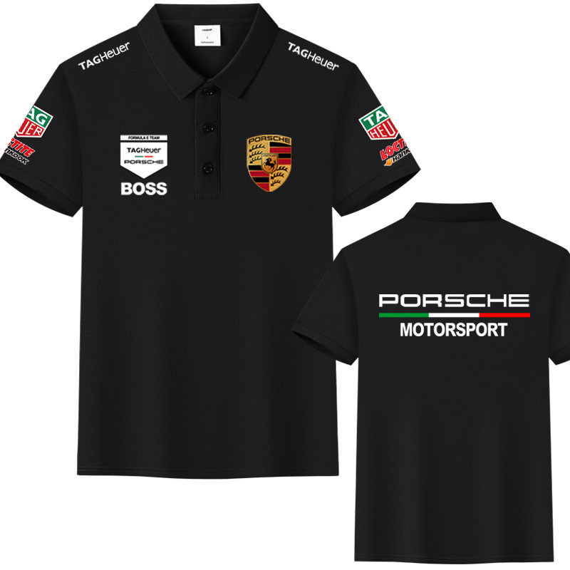 Le Mang WEC Racing Uniform F1 Porsche Team Uniform Ice Silk Cotton POLO ...