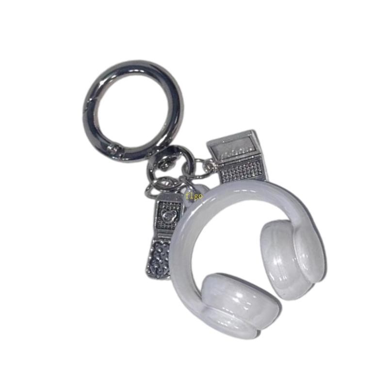 Flgo Secure Clasp หูฟังพวงกุญแจโลหะที่ทนทานกระเป๋าสตางค์ Charm ...