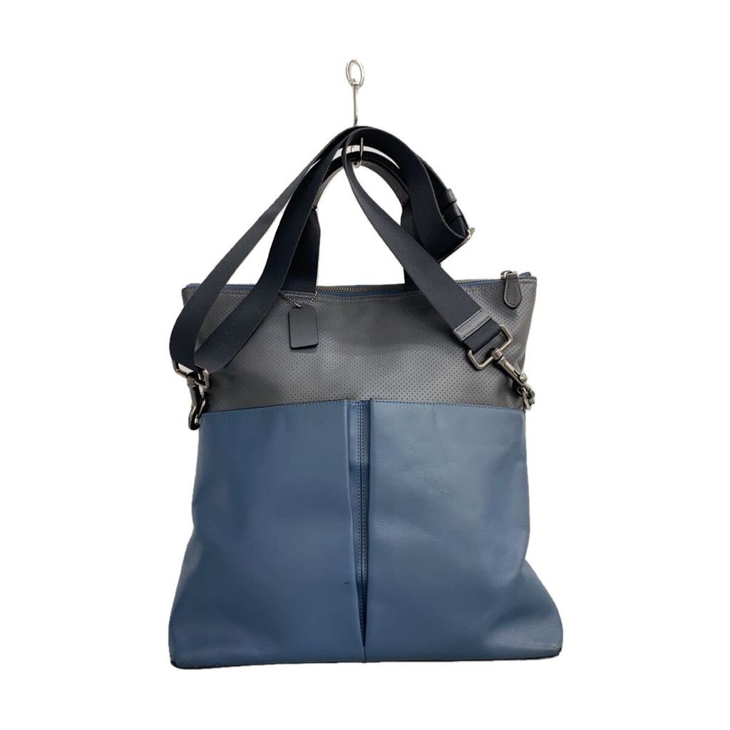 COACH shoulder bag leather GRY plain f57569 Direct from Japan ...