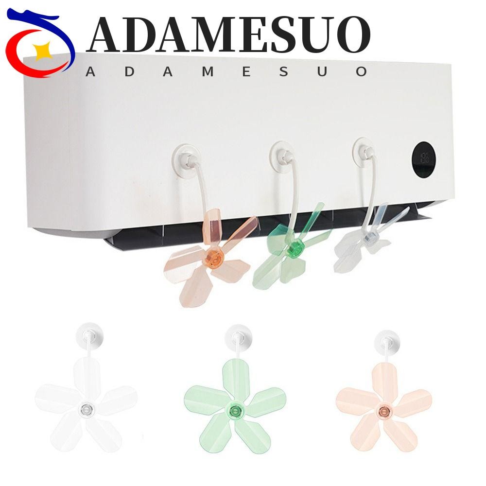 ADAMESUO 3 ชิ้น Conditioning ท่องเที่ยวพัดลม,ติดผนัง Windmill รูปเครื่องปรับอากาศกระจก,ปรับ ...