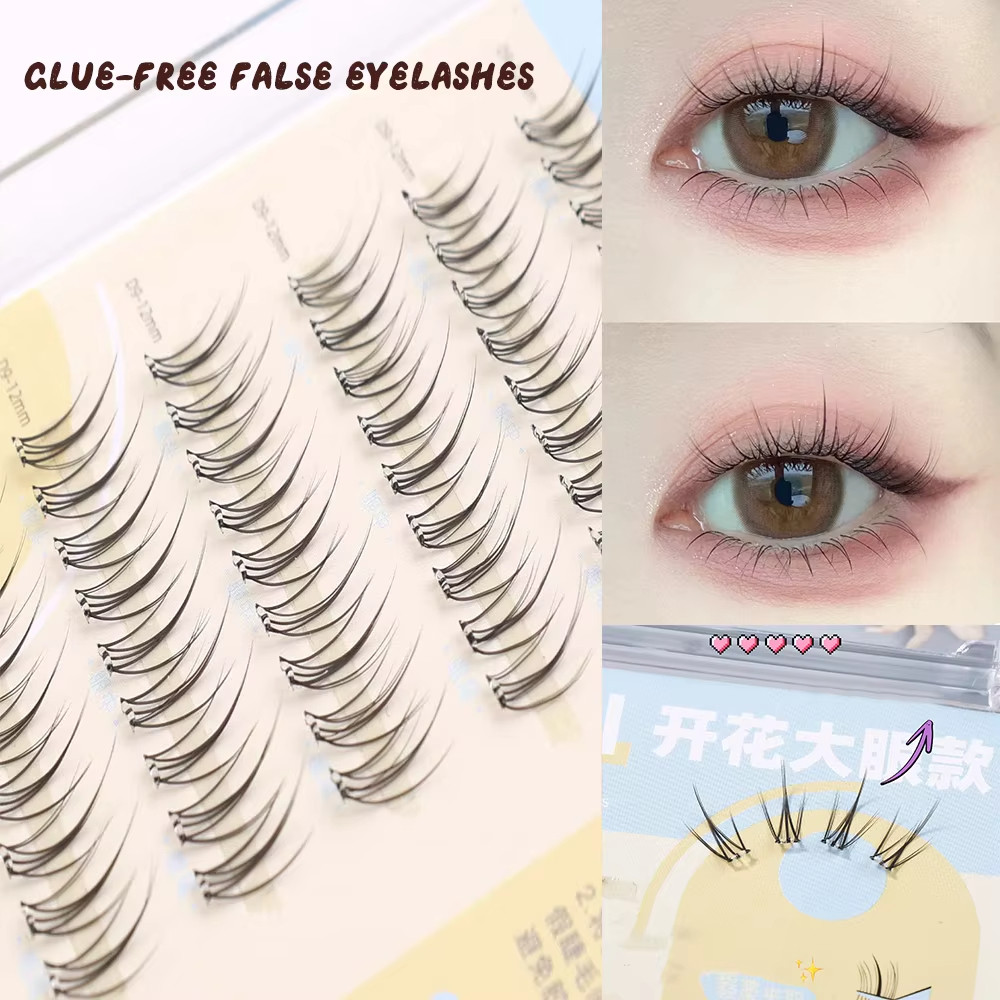 Segmented Lash Extension Self-กาวขนตาฟรีการใช้ทุกวัน DIY Eyes Beauty ...