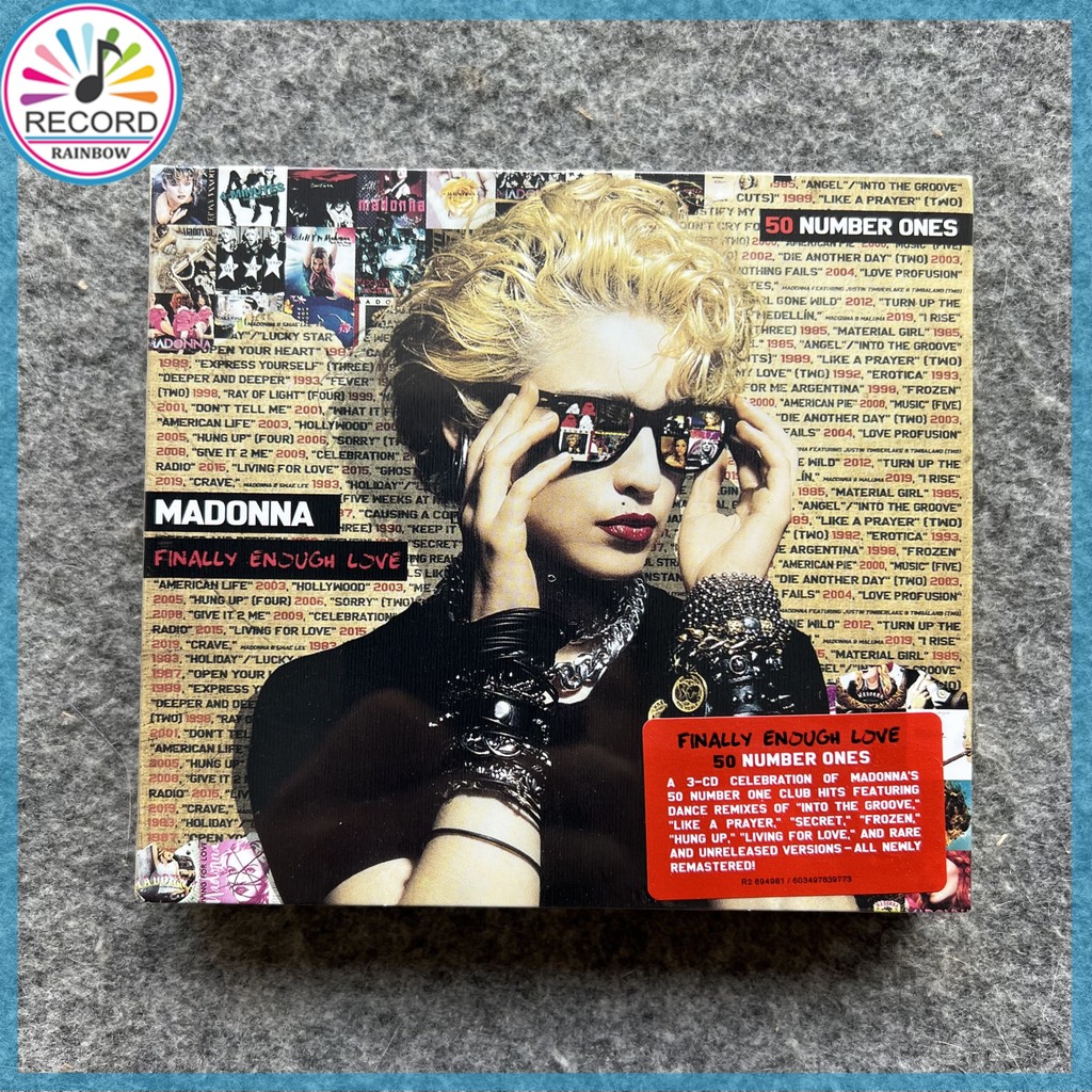 Madonna Finally Enough Love 50 Number Ones Original 3CD Album [Sealed ...