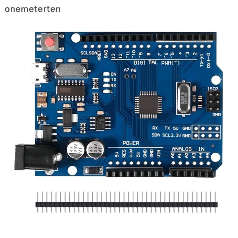 Rten WWZMDiB UNO R3 บอร์ดที่รองรับ Arduino IDE พร้อมสาย USB 2.54 มม. ...