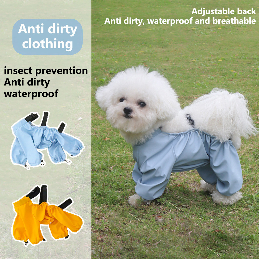 Pet Outing Clothing Walking Curved Insect-Proof Clothing Anti-Dirt ...