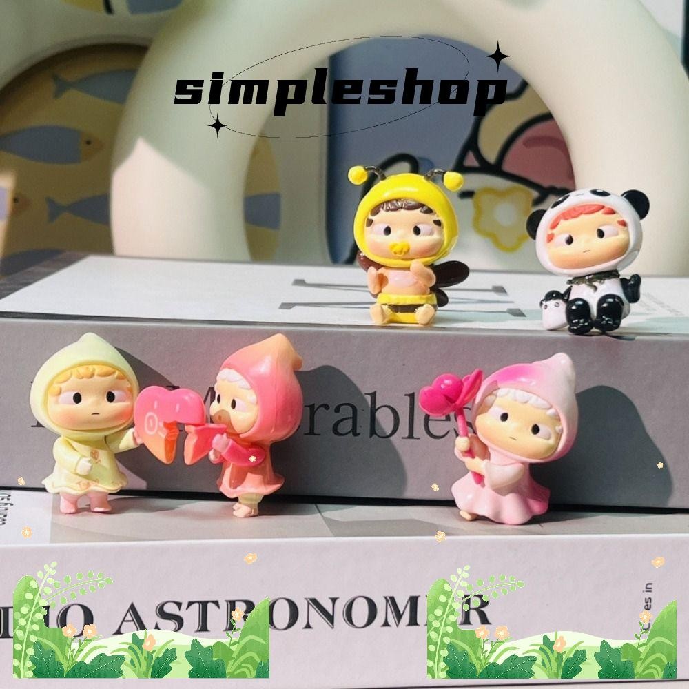 SIMPLESHOP เครื่องประดับขนาดเล็ก, กล่องการ์ตูน POP MART Ozai, รูปปั้น ...