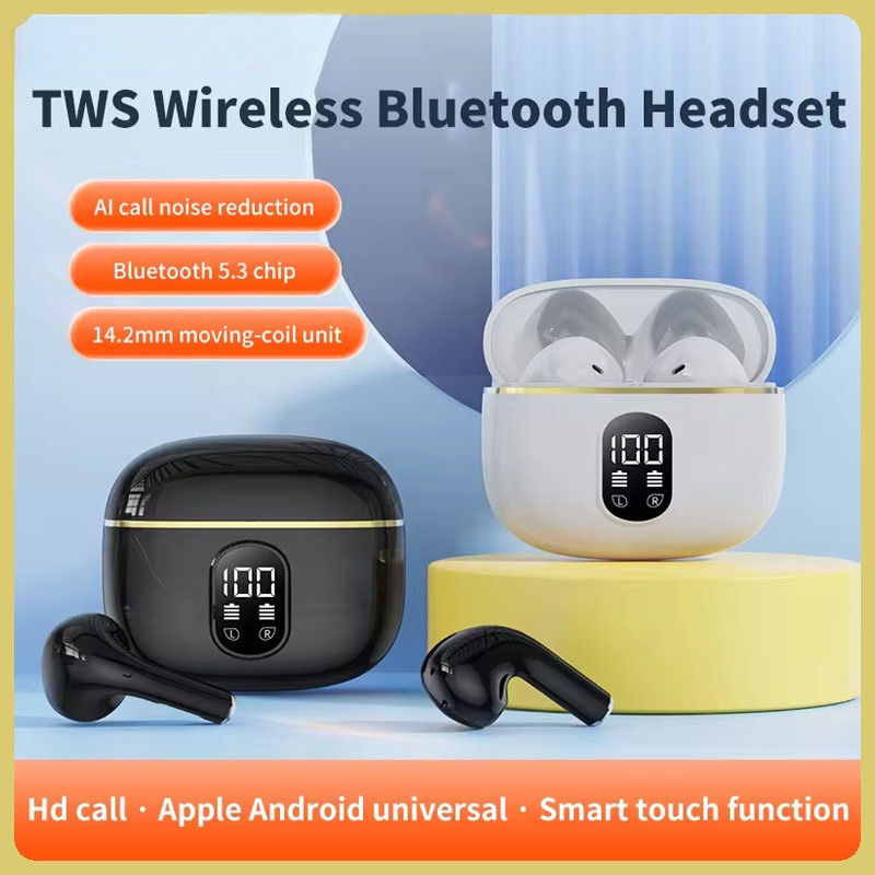 ชุดหูฟังไร้สายบลูทู ธ คุณภาพเสียงแหลมสูง X87 สองหูจริงไร้สายในหู TWSสเตอริโอจอแสดงผลดิจิตอลความ ...