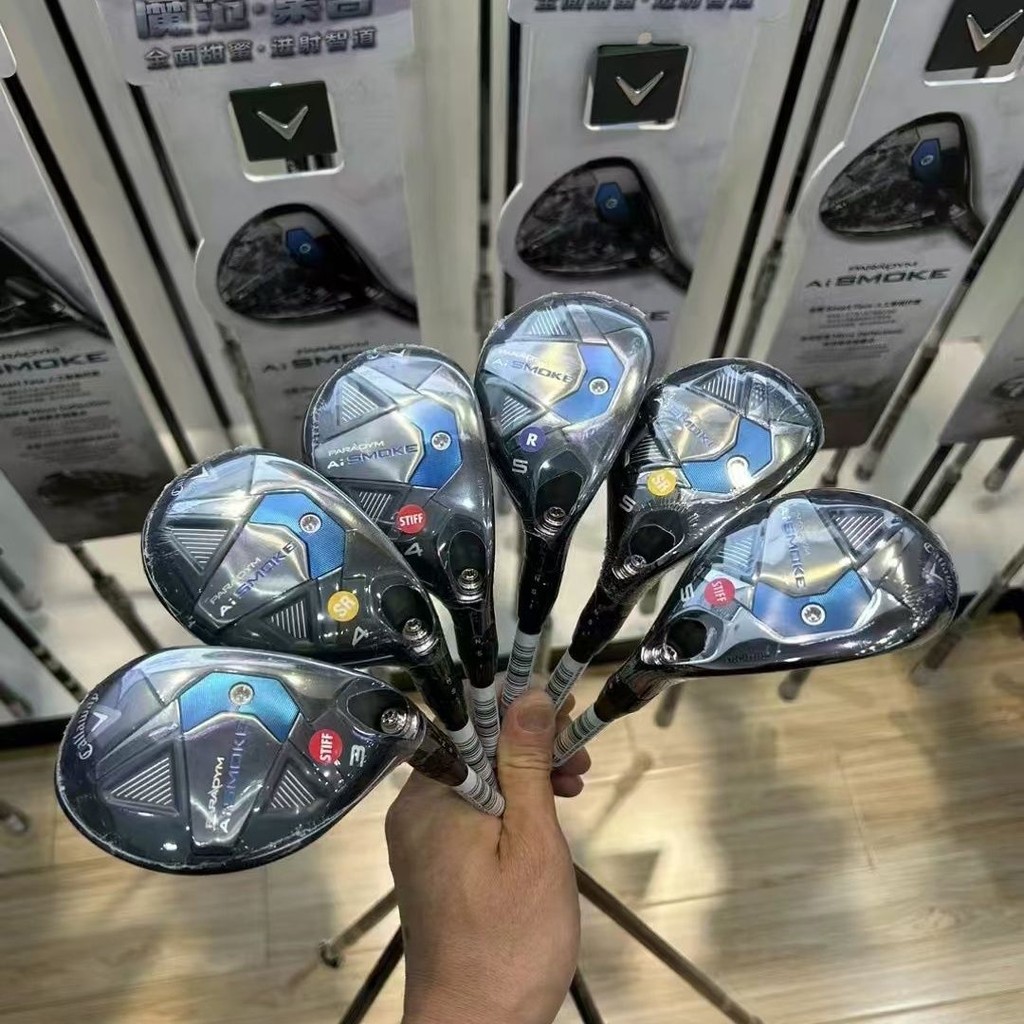 ใหม่กอล์ฟคลับ PARADYM Ai SMOKE Golf Hybrid Golf 18 21 24 Loft Graphite ...