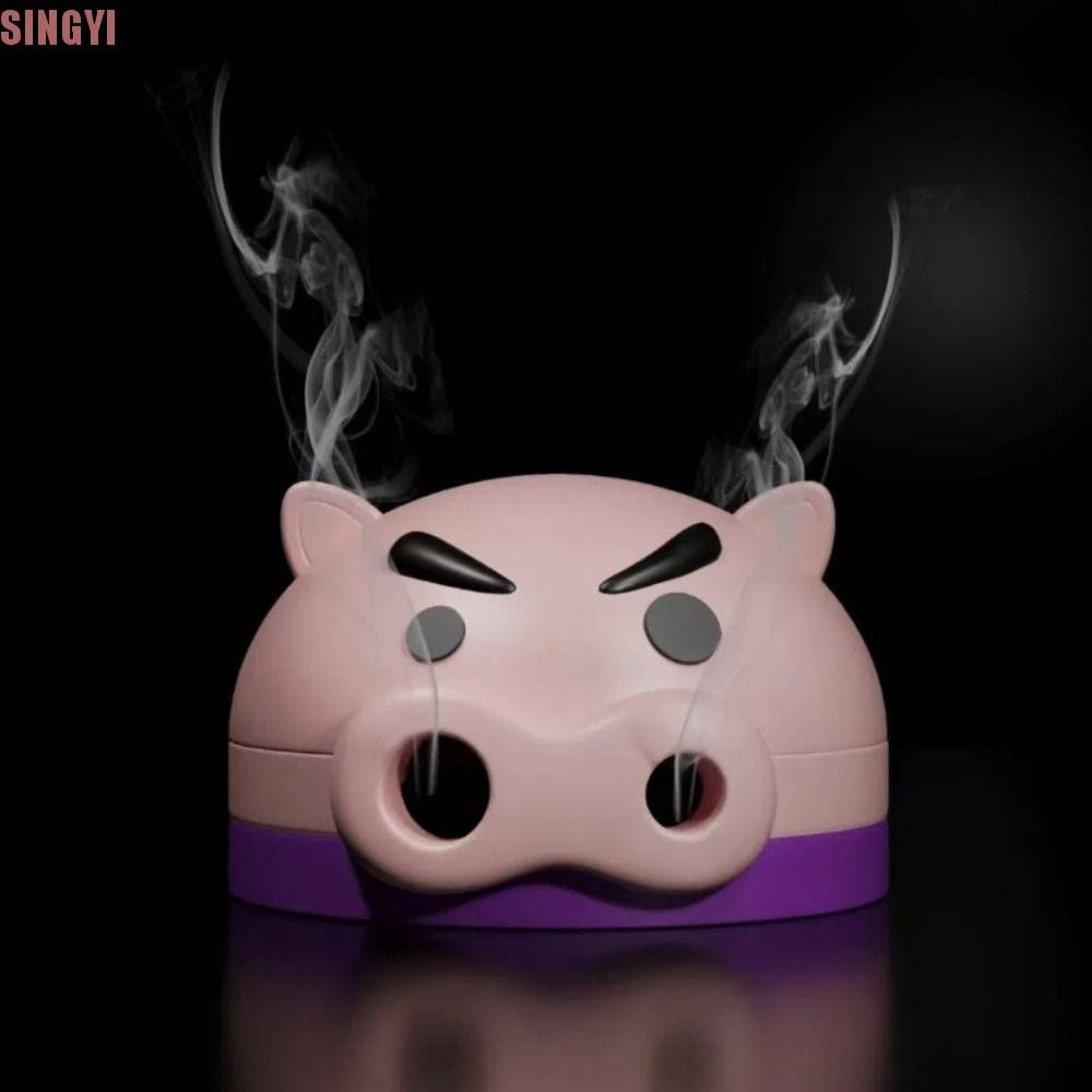 SINGYI กล่องธูปกันยุง, รูปลูกหมูน่ารักม้วนยุง, วงเล็บธูปการ์ตูน Shin ...