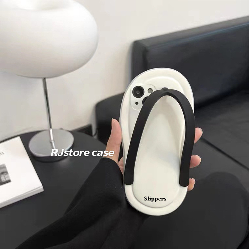 Niche Cute Funny Slippers for Apple 14plus Phone Case Iphone11/12 ...