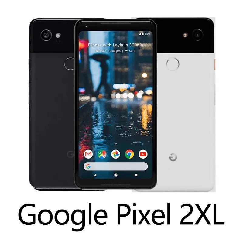 Google Pixel 2XL 4G ปลดล็อกโทรศัพท์มือถือ 2XL 4GB+64GB/128GB ROM 6.0 ...