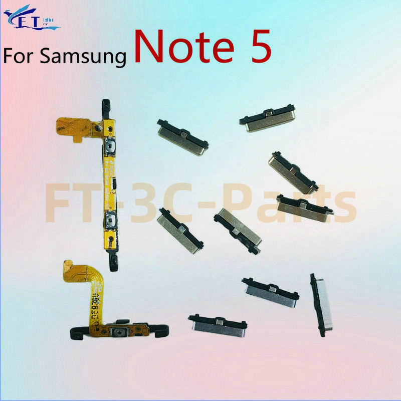 สําหรับ Samsung Note 5 N920 เปิดสวิตช์ Volume ปุ่ม flex Replacement ...