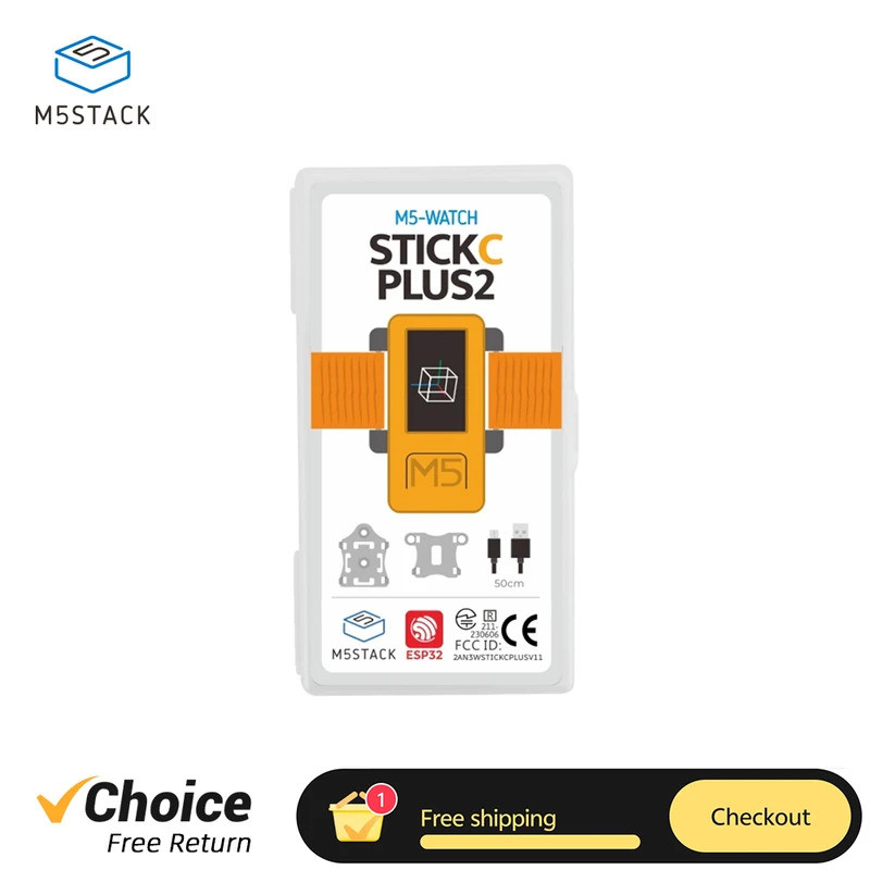 M5Stack M5StickC PLUS2 ESP32-PICO Mini IoT Development Kit IR และ WiFi 1.14 นิ้ว TFTScreen IoT ...