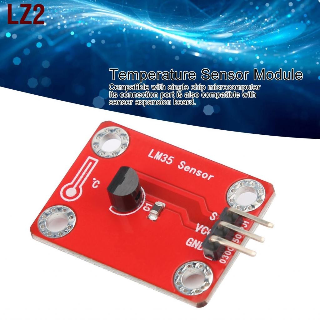LZ2 โมดูลเซ็นเซอร์อุณหภูมิ LM35 DIY เข้ากันได้กับ microbit 3.3V - 5VDC ...