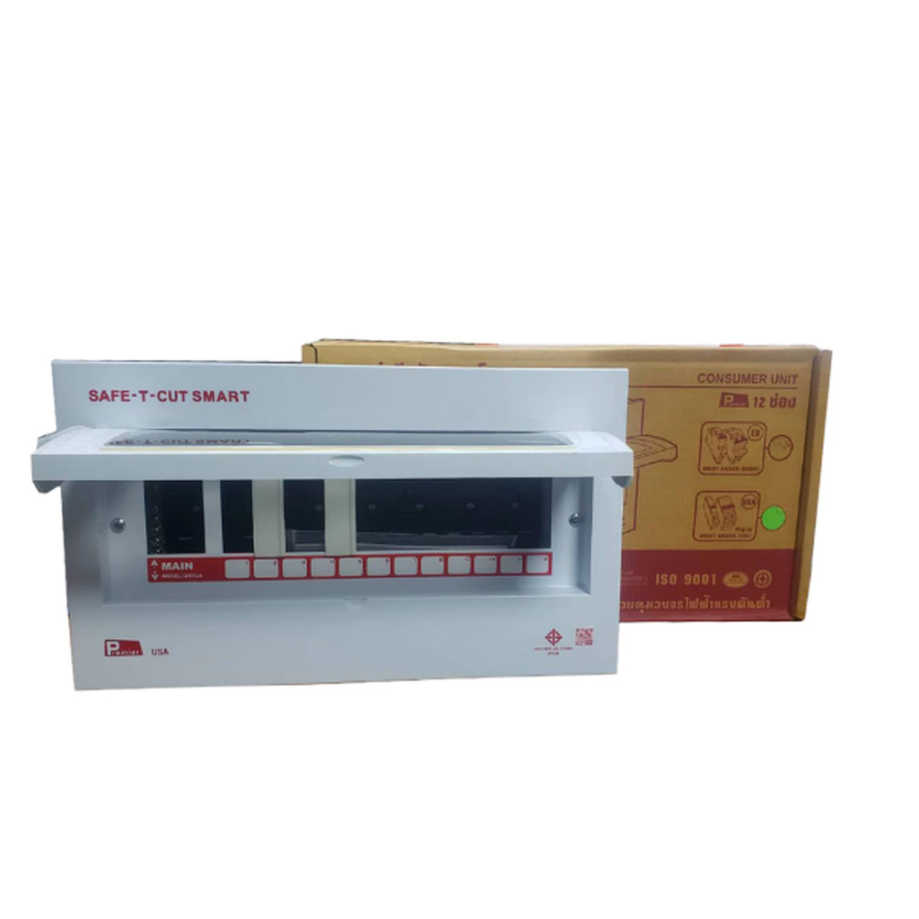 SAFETCUT ตู้ไฟฟ้า RCBO 4ชอง - 12ช่อง กันดูด คอนซูเมอร์ยูนิต รุ่น USA ...
