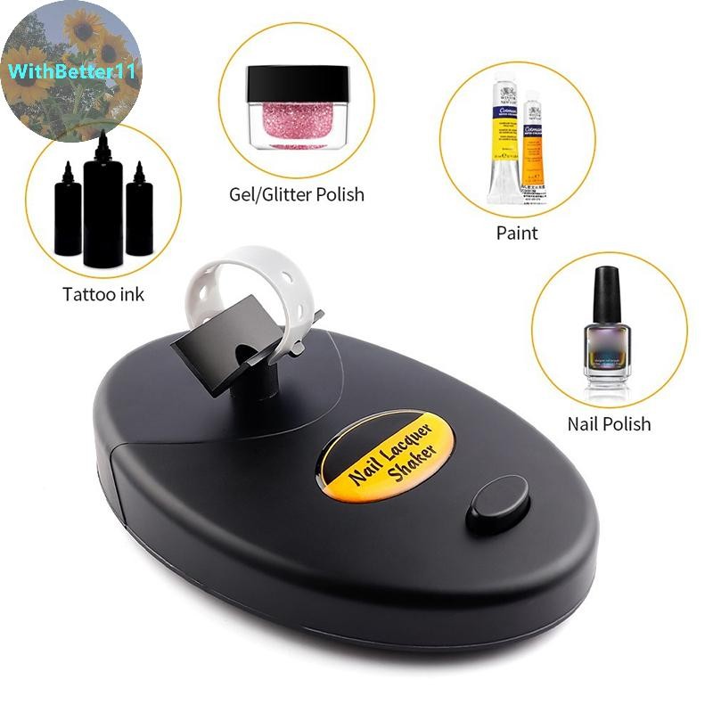 Better Electric Nail Polish Shaker Tattoo Ink Pigment Shaking Mixer UV ...