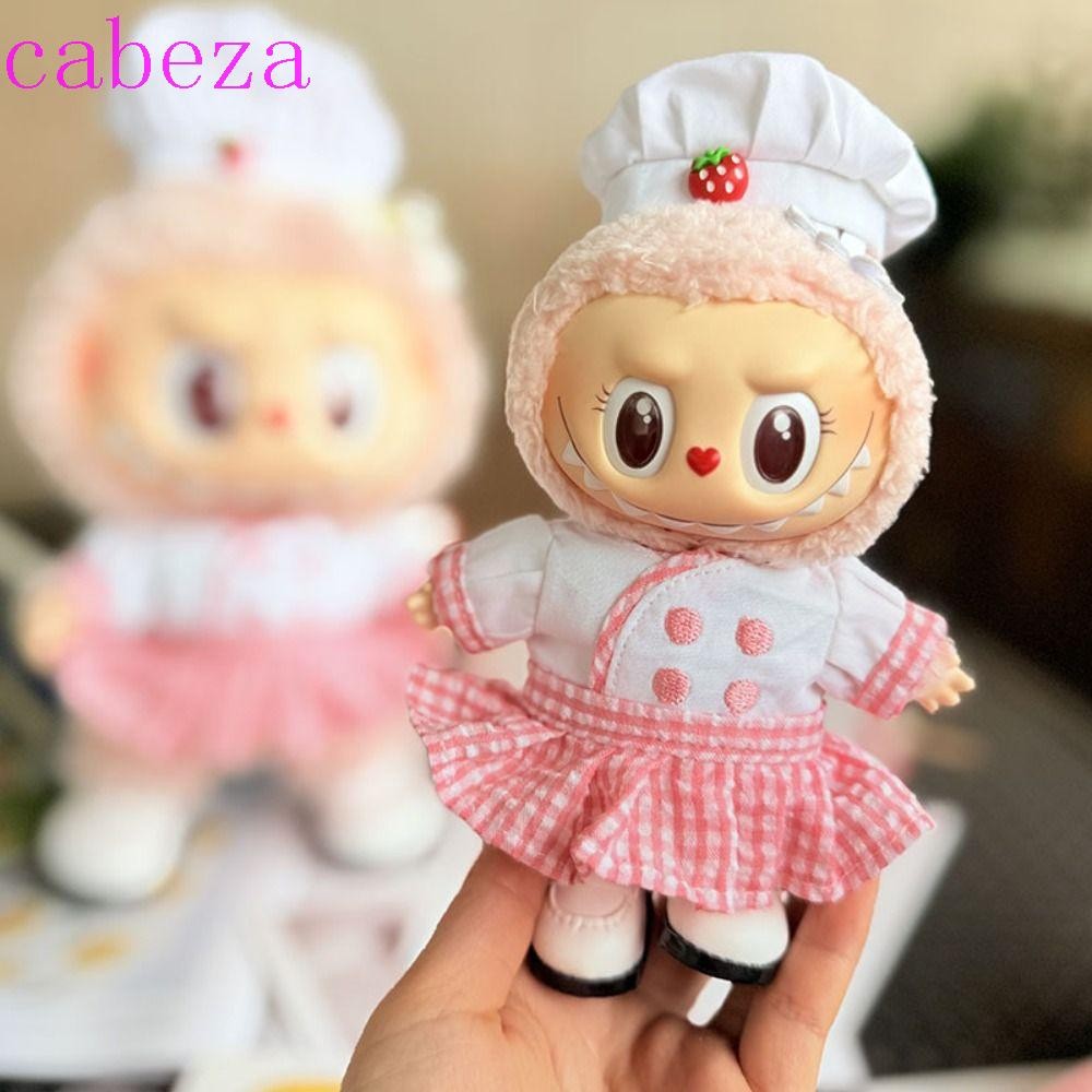 CABEZA 18/38 ซม.Labu ตุ๊กตาผ้า,รองเท้า Cook นั่ง Labubu Time ผ้า, Trim ...