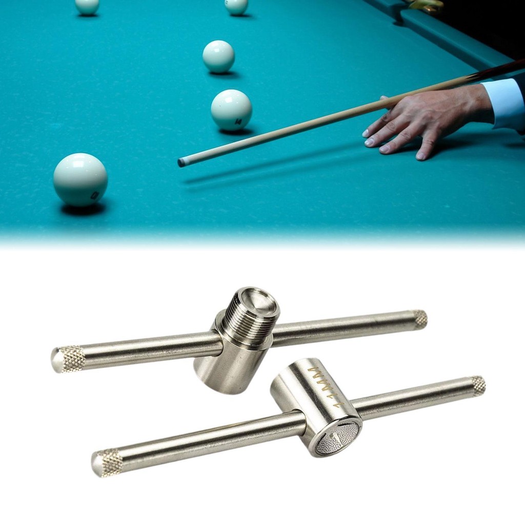 [unjitsh] Cue Tip Press Tool Snooker Stick Tip Compressor เหล็กทนทาน ...