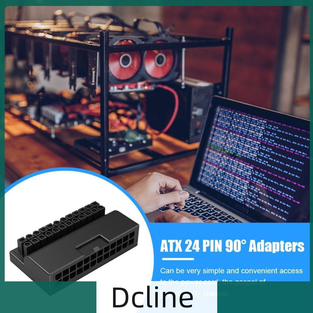 สายไฟเมนบอร์ดคอมพิวเตอร์แหล่งจ่ายไฟ ATX 24P ถึง 90 องศาอะแดปเตอร์เชื่อม ...