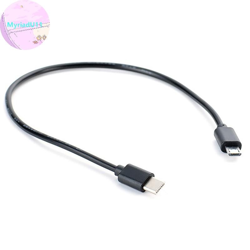 MyriadU Type C USB-C To Micro USB Cable Micro B USB Type C Cord Male To ...