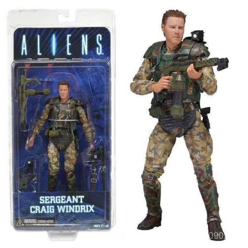 รูปแบบฟิกเกอร์ NECA Alien vs. Predator Wave 2 1979 รูปหัวกะโหลกโปร่งใส ...
