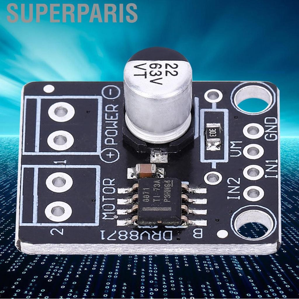 Superparis DRV8871 DC Motor Driver Black Metal Bob Module PWM ควบคุม ...