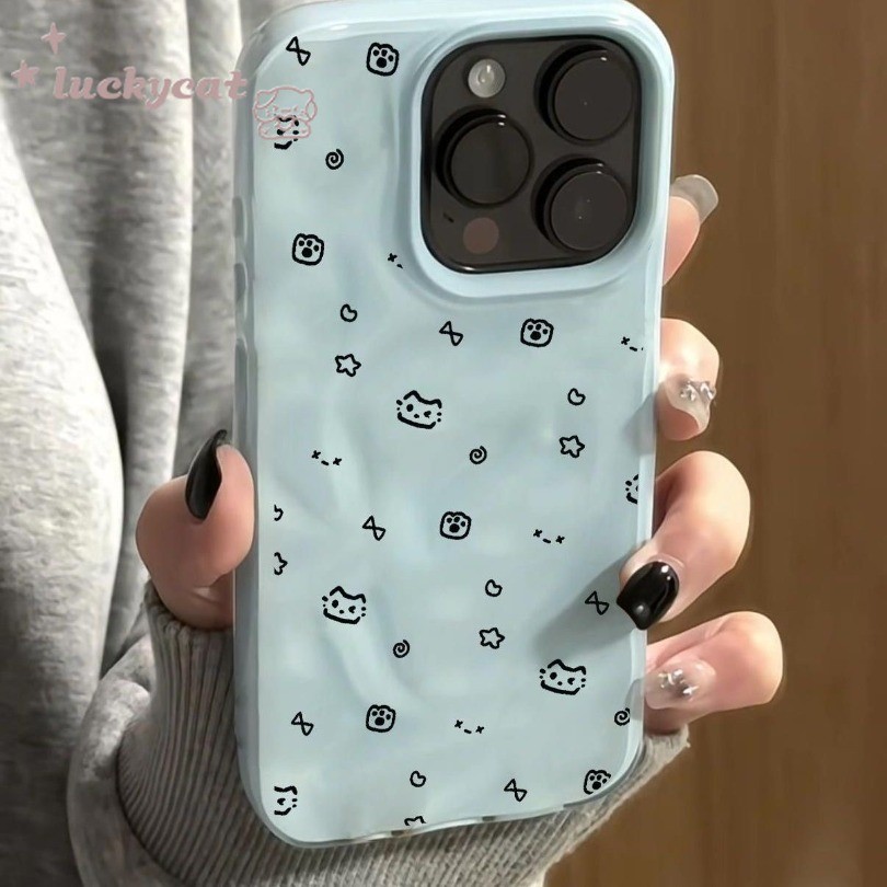 เข้ากันได้กับ iPhone 16 15 14 13 12 11 Pro Max เคสโทรศัพท์ Ins น่ารัก ...