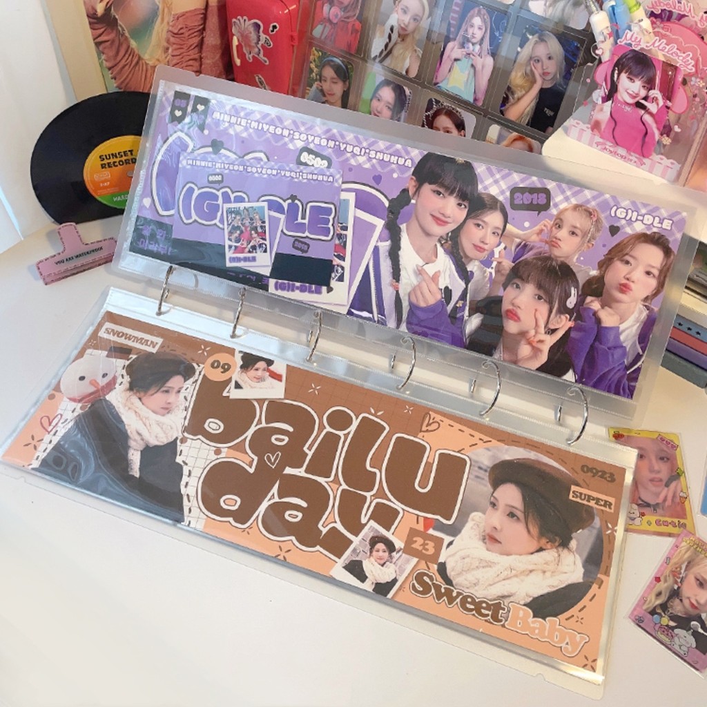 Seventeen Kpop Idol Concert Banner Binder แนวนอนแนวตั้ง PP Shell ...