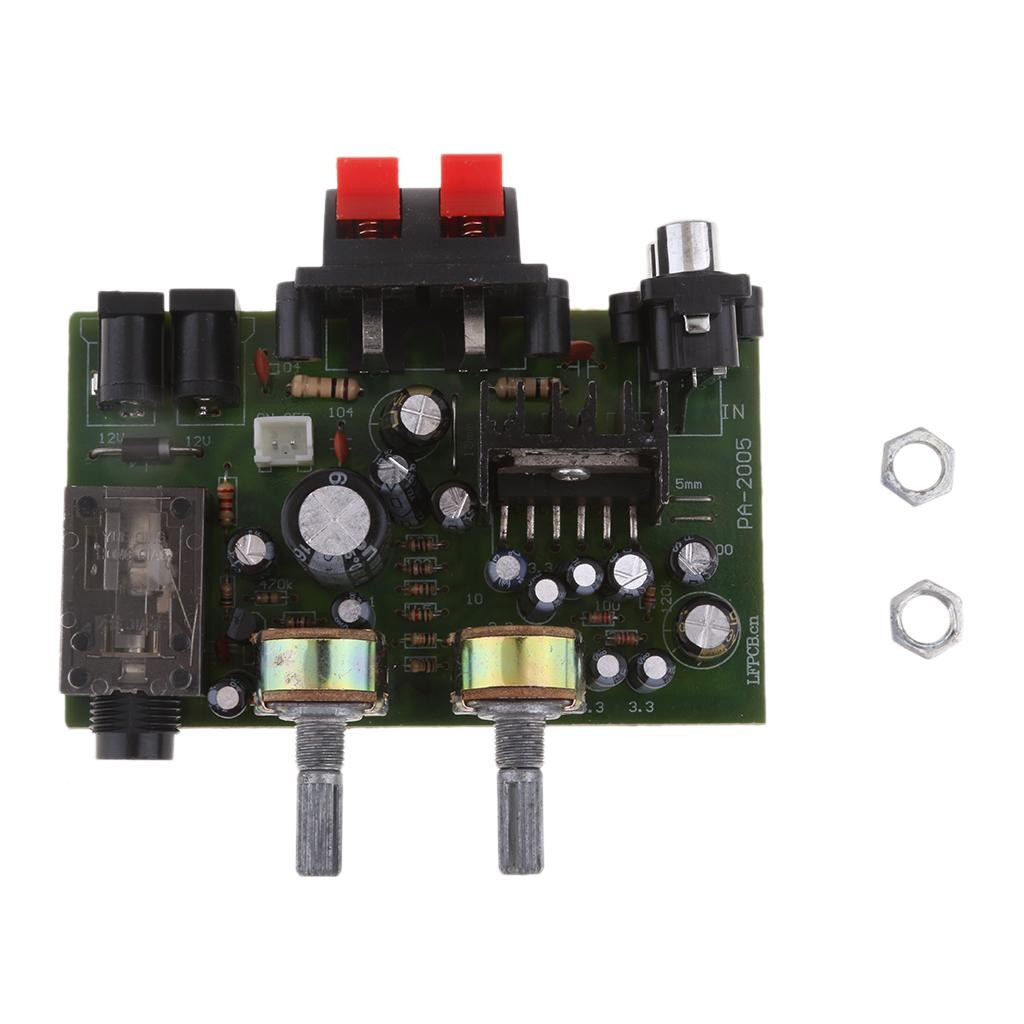 [unjitsh] 12V Power TDA2005 Dual Channel Digital Amplifier Board ขาตั้ง ...