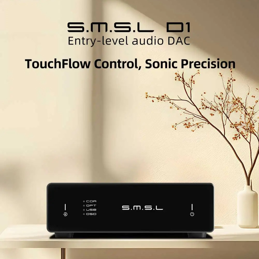 SMSL D1 High-Res Pure Audio DAC 768kHz/32bit Optical Coaxial RCA รองรับลําโพง Active เครื่อง ...