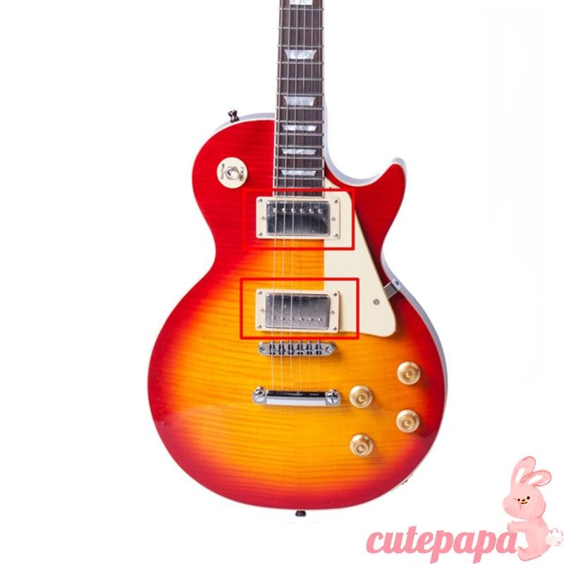 Cutep 2 ชิ้น Pickup Covers Humbuckers ทองแดงกีตาร์ Humbuckers รถกระบะชุดสําหรับคอ | Shopee Thailand