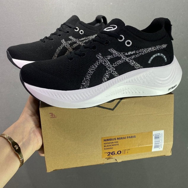 รองเท้าวิ่งผู้ชายและผู้หญิง Asics Nimbus Mirai Paris ซีรีส์ Nimbus ...