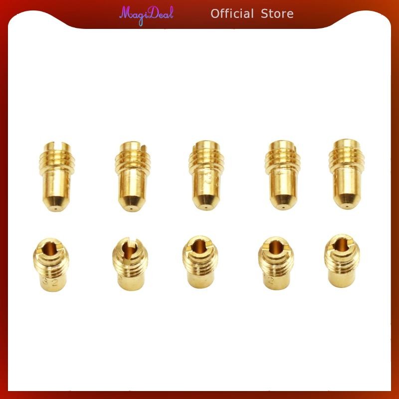 [MAGIDEAL] 10 ชิ้น Pilot Jets ช้า Jet Heavy Duty หัวฉีดนักบินช้าสําหรับ ...