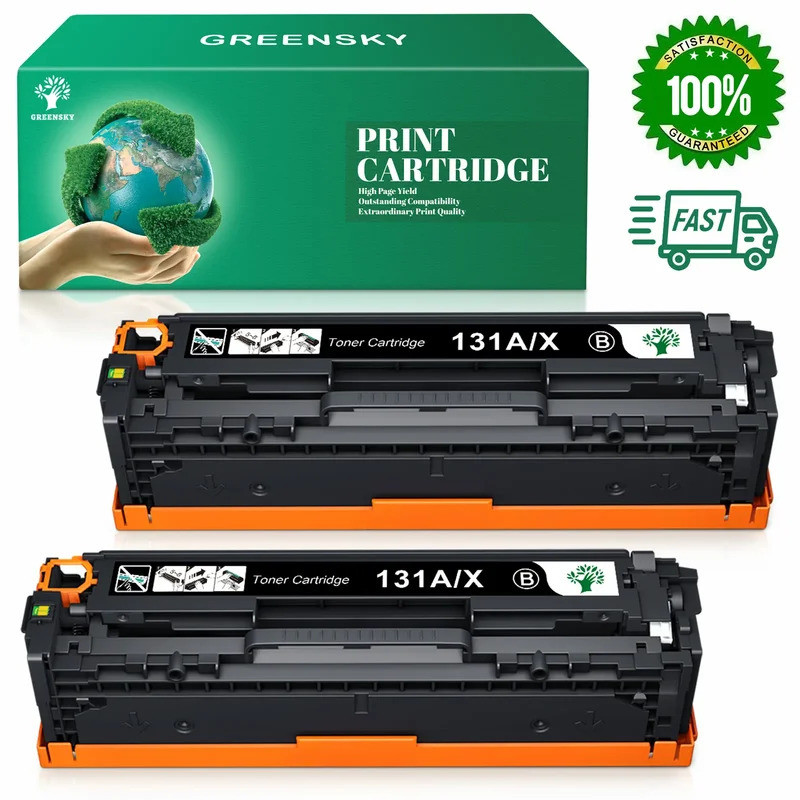 2 แพ็ค โทนเนอร์สีดำสูง ใช้ได้กับ Canon 131 imageCLASS LBP-7100CN MF ...