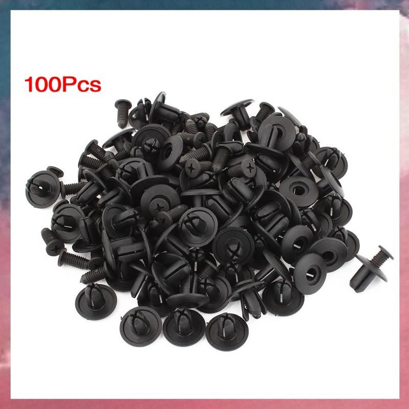 8 มม.Da พลาสติก Rivets Fastener กันชน Push Pin คลิป x100 | Shopee Thailand