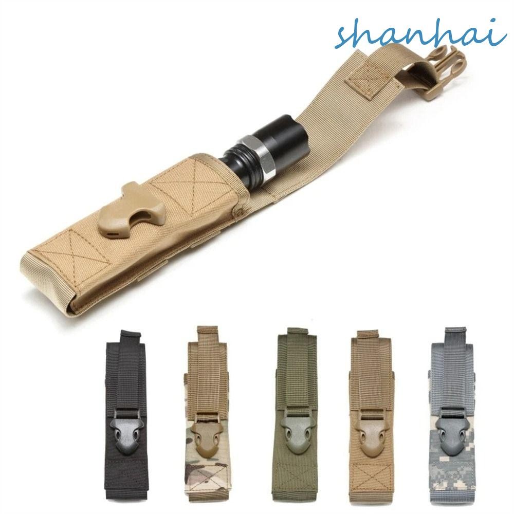 SHANHAI ไฟฉายกระเป๋าเดินป่า Molle ระบบกันน้ํา 1000D ไนลอนกลางแจ้ง ...