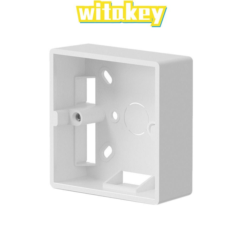 กล่องติดตั้งสวิตช์ WITAKEY, กล่องซ็อกเก็ตสวิตช์ขนาด 33/50 มม., กล่องชุดแยกสีขาว PVC | Shopee ...