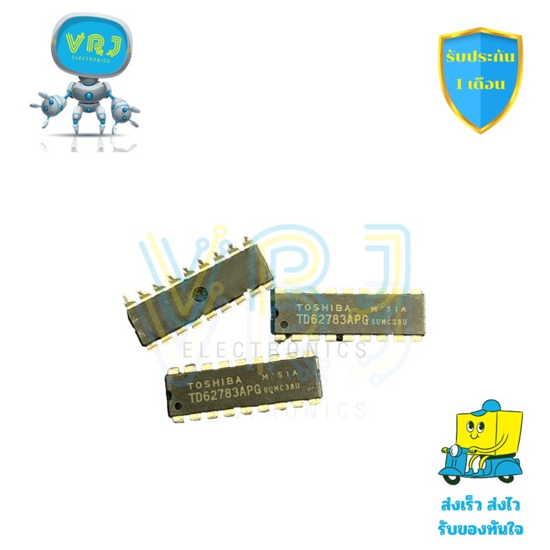 IC ไดรฟ์ TD62783APG แบบ DIP และ TD62783AFG แบบ SMD สำหรับขับมอเตอร์ รี ...
