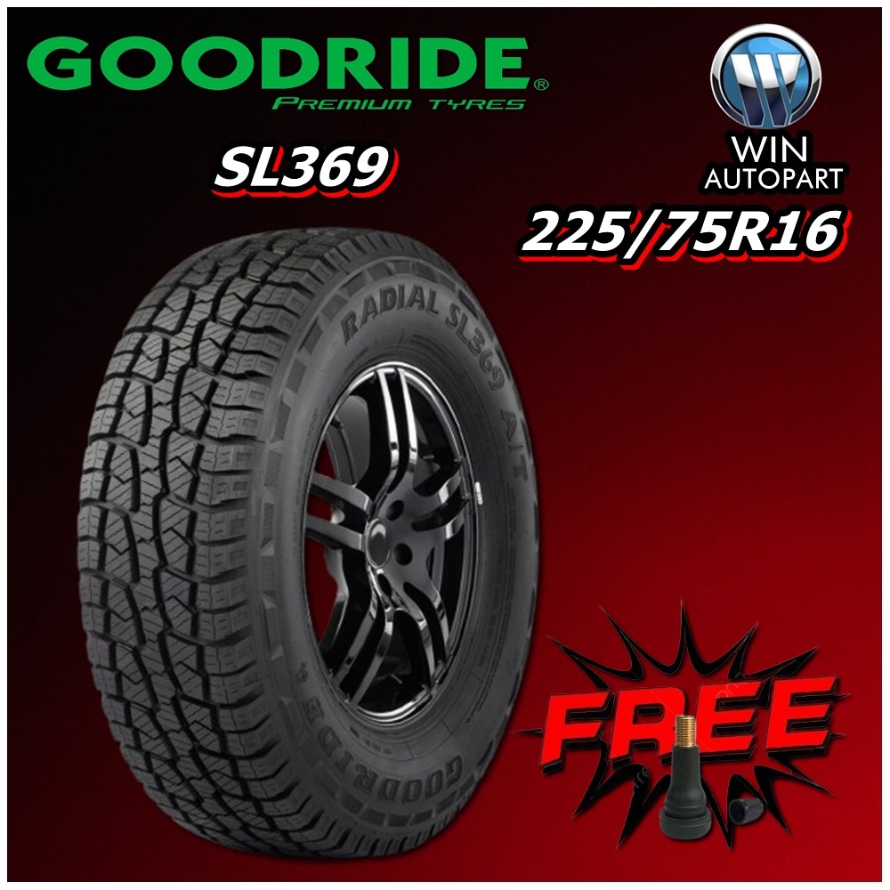 ยางรถยนต์ ขนาด 225/75R16 รุ่น SL369 10PR ยี่ห้อ GOODRIDE (แถมจุ๊บลม) | Shopee Thailand