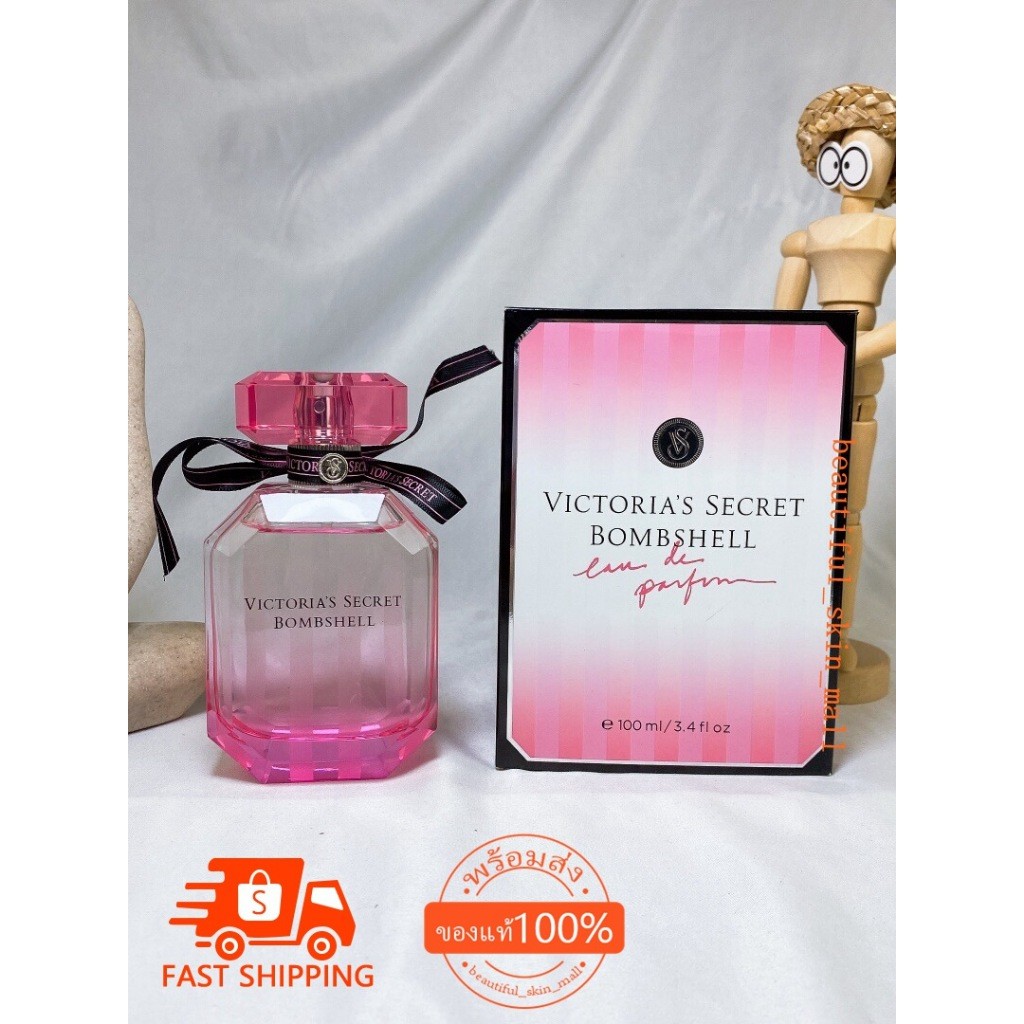 น้ำหอมVICTORIA’S SECRET Bombshell Eau De Parfum EDP 100ml วิกตอเรีย ซีเ ...