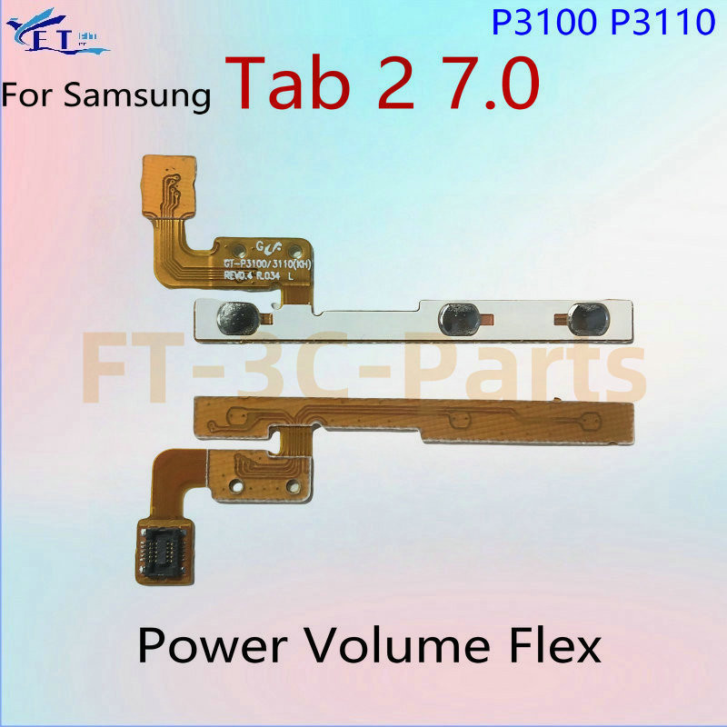 สําหรับ Samsung Galaxy Tab 2 7.0 P3100 P3110 GT-P3100 สวิทช์เปิดปิด Key ...